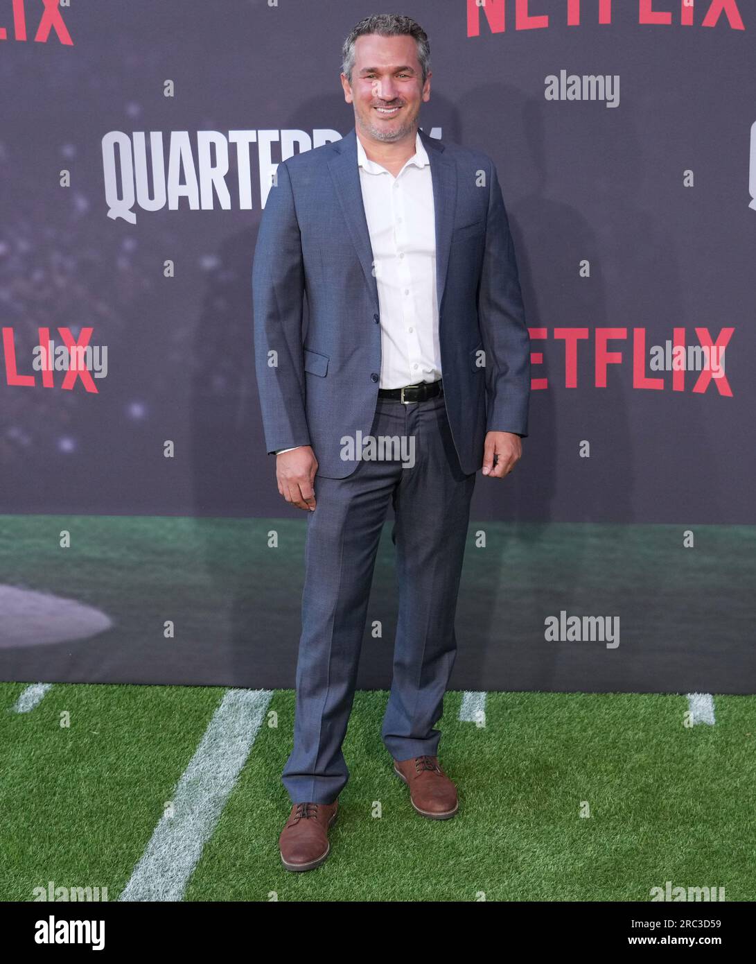 Los Angeles, USA. 11th July, 2023. Matthew Dissinger arrives at the ...