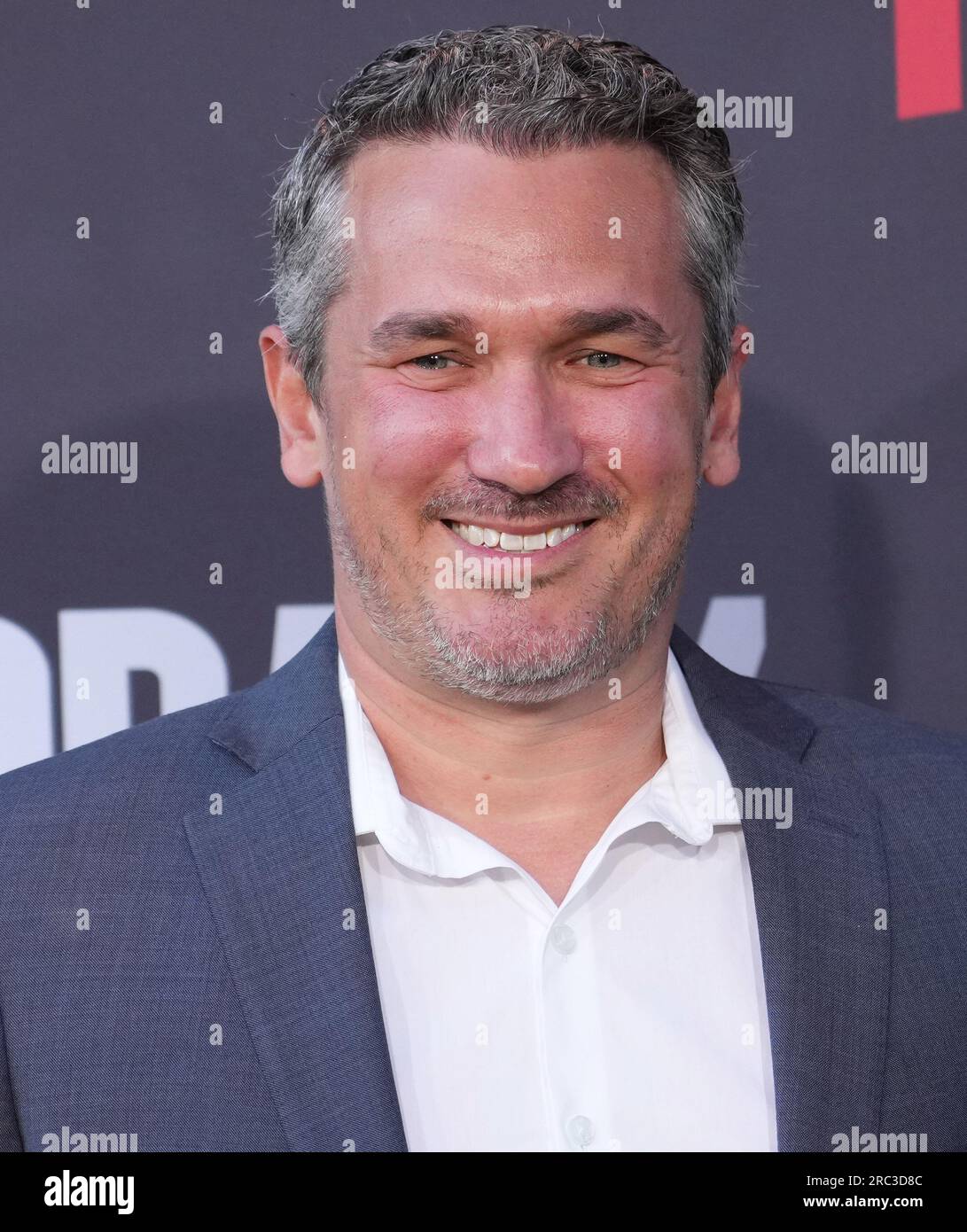 Los Angeles, USA. 11th July, 2023. Matthew Dissinger arrives at the ...