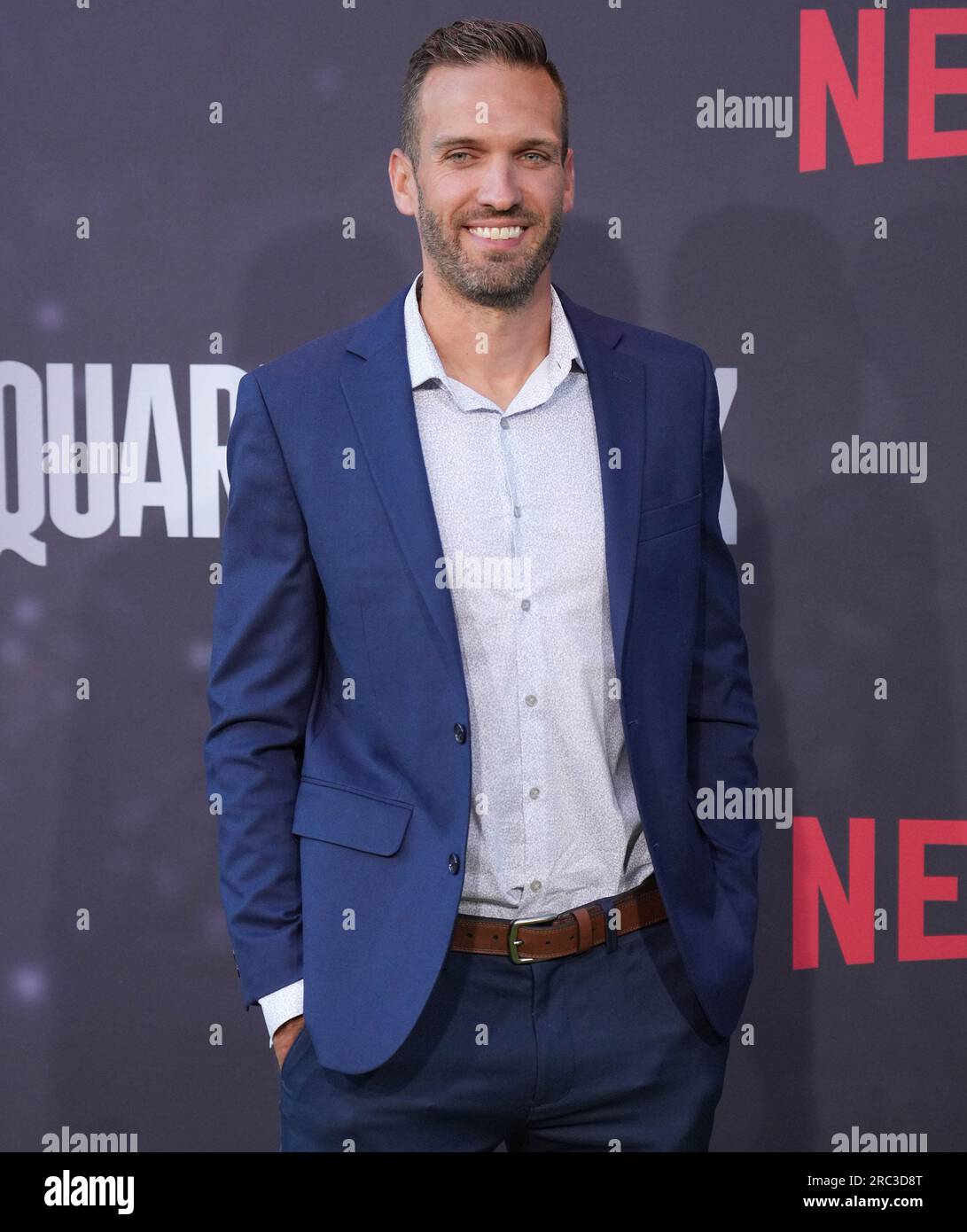 Los Angeles, USA. 11th July, 2023. Tim Rumpff arrives at the Netflix's ...
