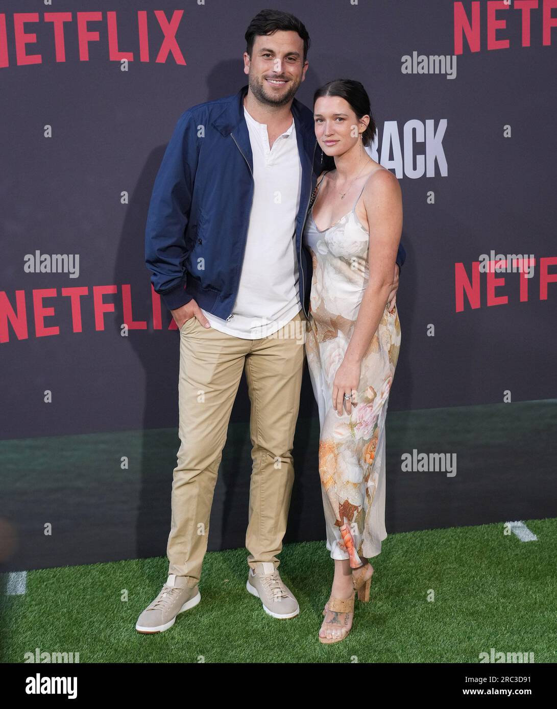 Los Angeles, USA. 11th July, 2023. (L-R) Tanner Tolbert and Jade Roper ...