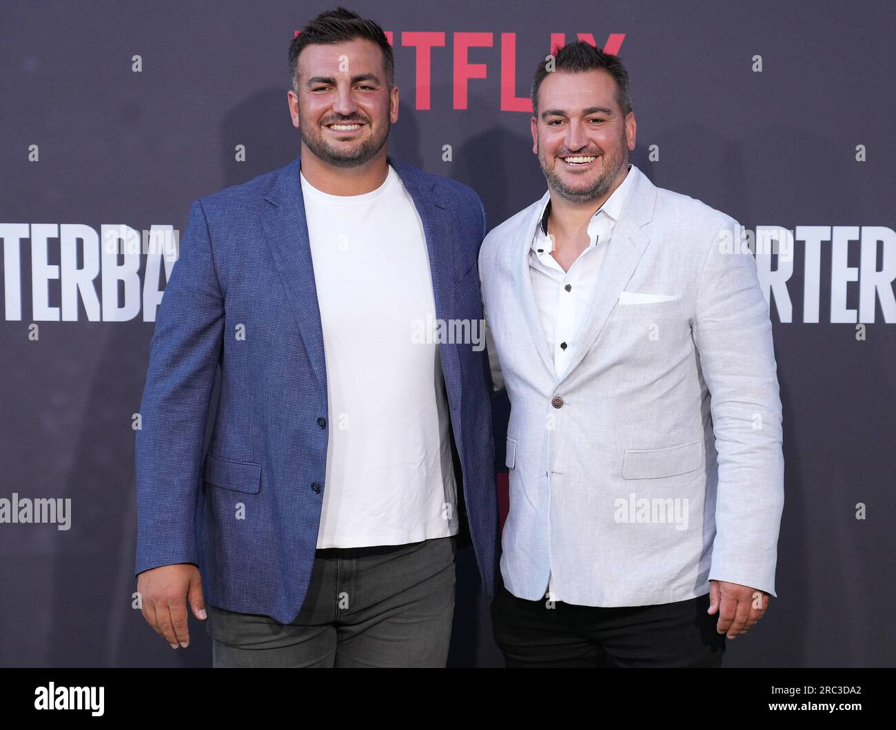 Los Angeles, USA. 11th July, 2023. (L-R) Hroniss Grasu and Nico Grasu ...