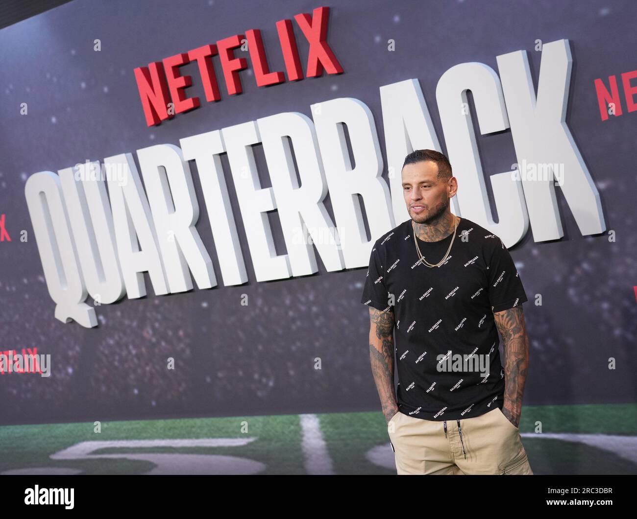 Los Angeles, USA. 11th July, 2023. Daniel Rodriguez arrives at the ...