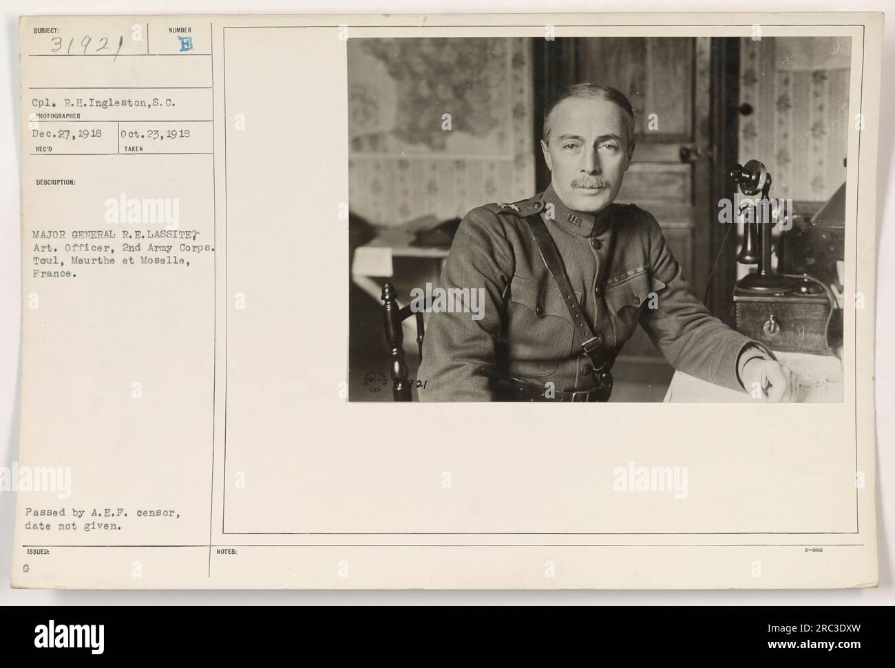 Major general r e lassite hi-res stock photography and images - Alamy