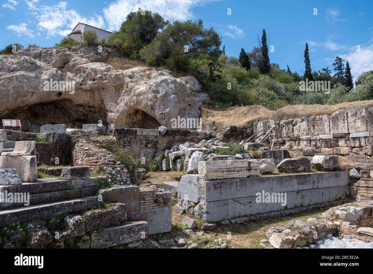 Elefsina Archaeological Site, destination Attica Greece. Plutonian ...