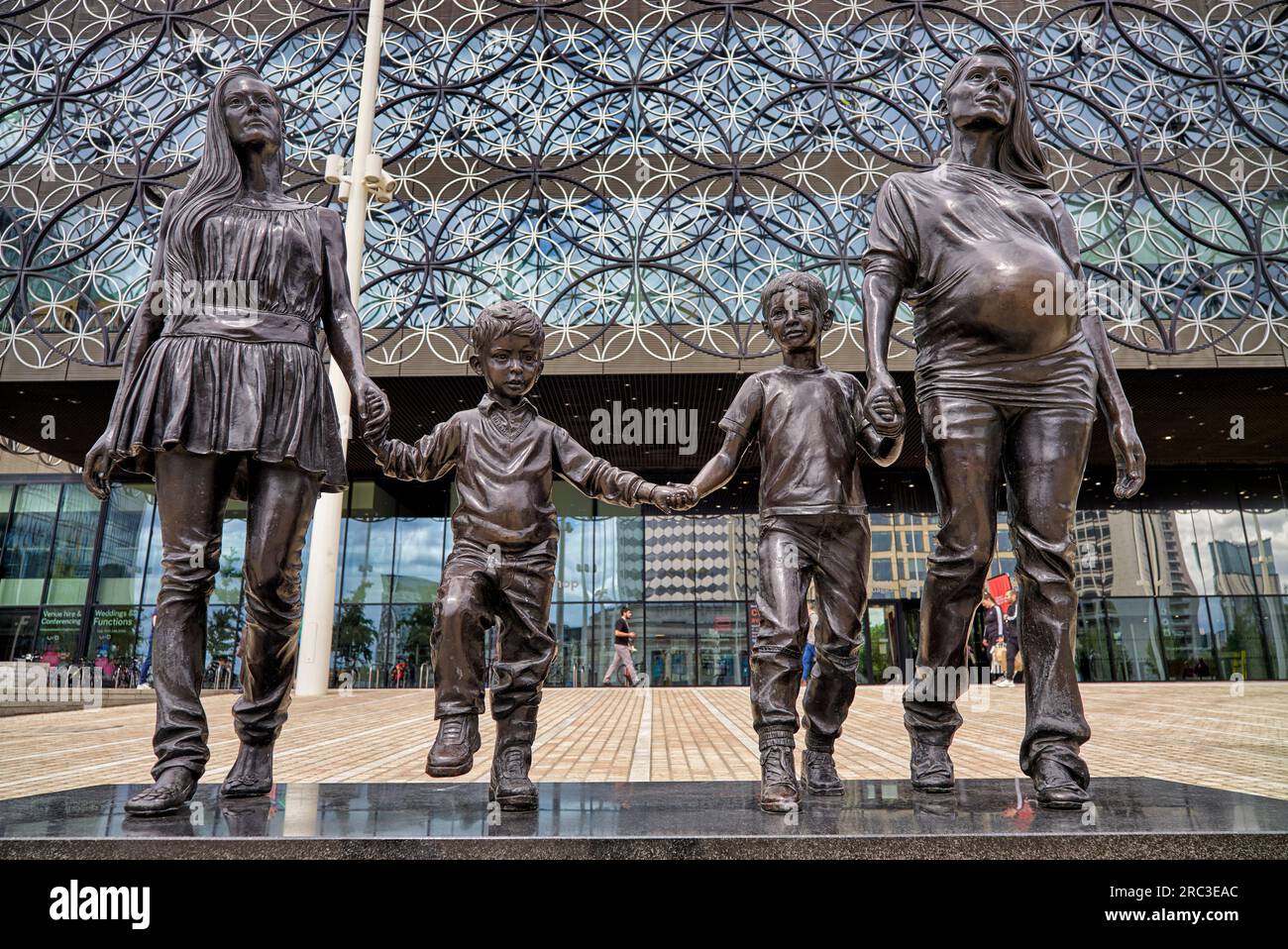 A real Birmingham Family statue by artist Gillian Wearing. Centenary ...