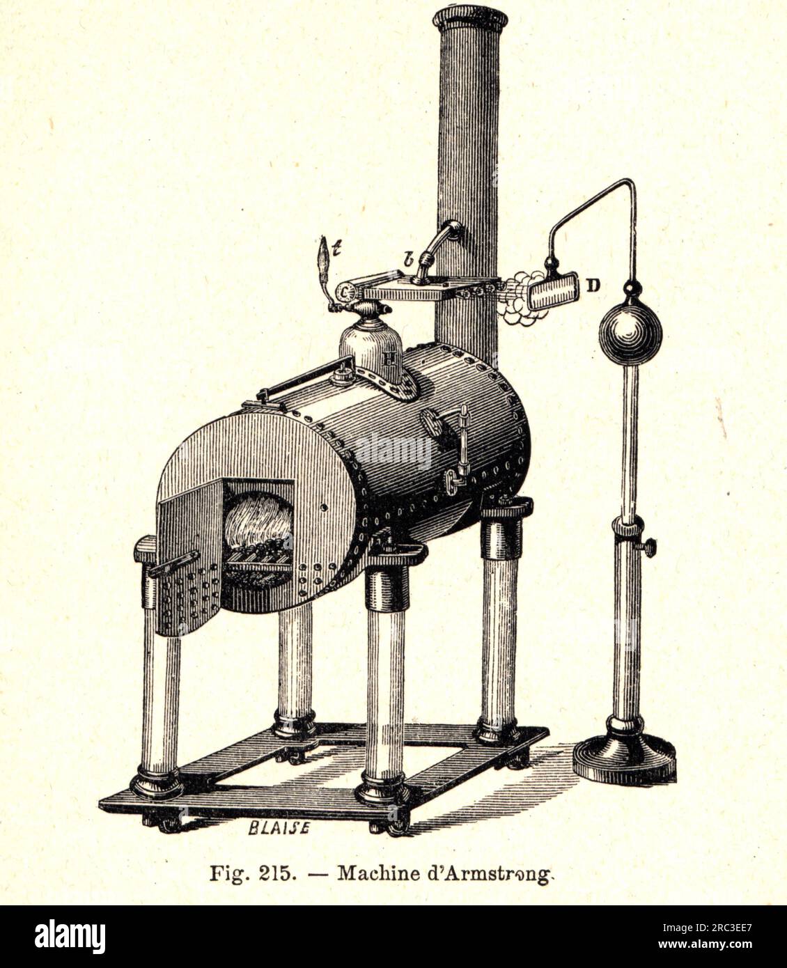 science, physics, electrostatics, hydroelectric machine of William ...