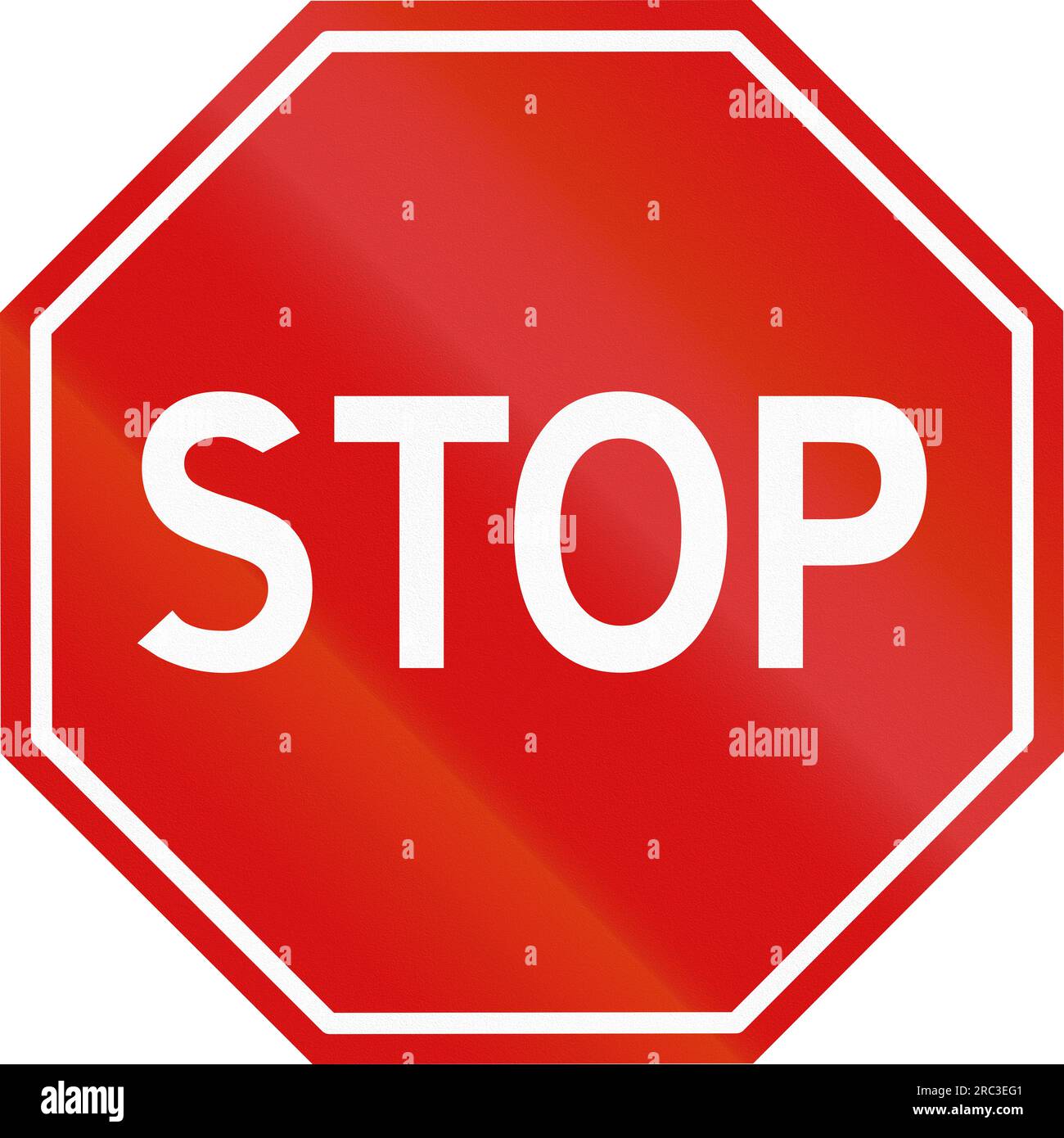 Stop sign in Poland Stock Photo - Alamy