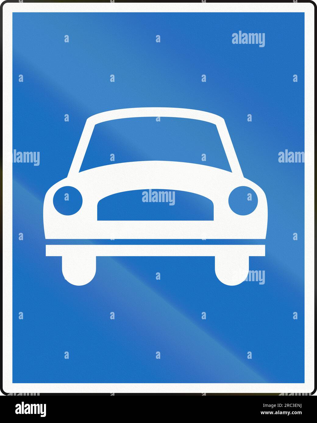 Austrian traffic sign: Fast traffic highway Stock Photo - Alamy