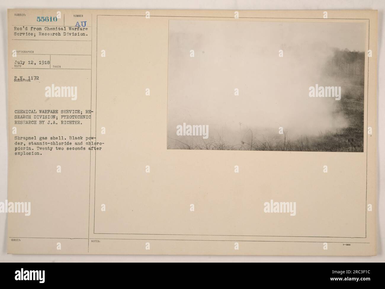 Shrapnel gas shell hi-res stock photography and images - Alamy