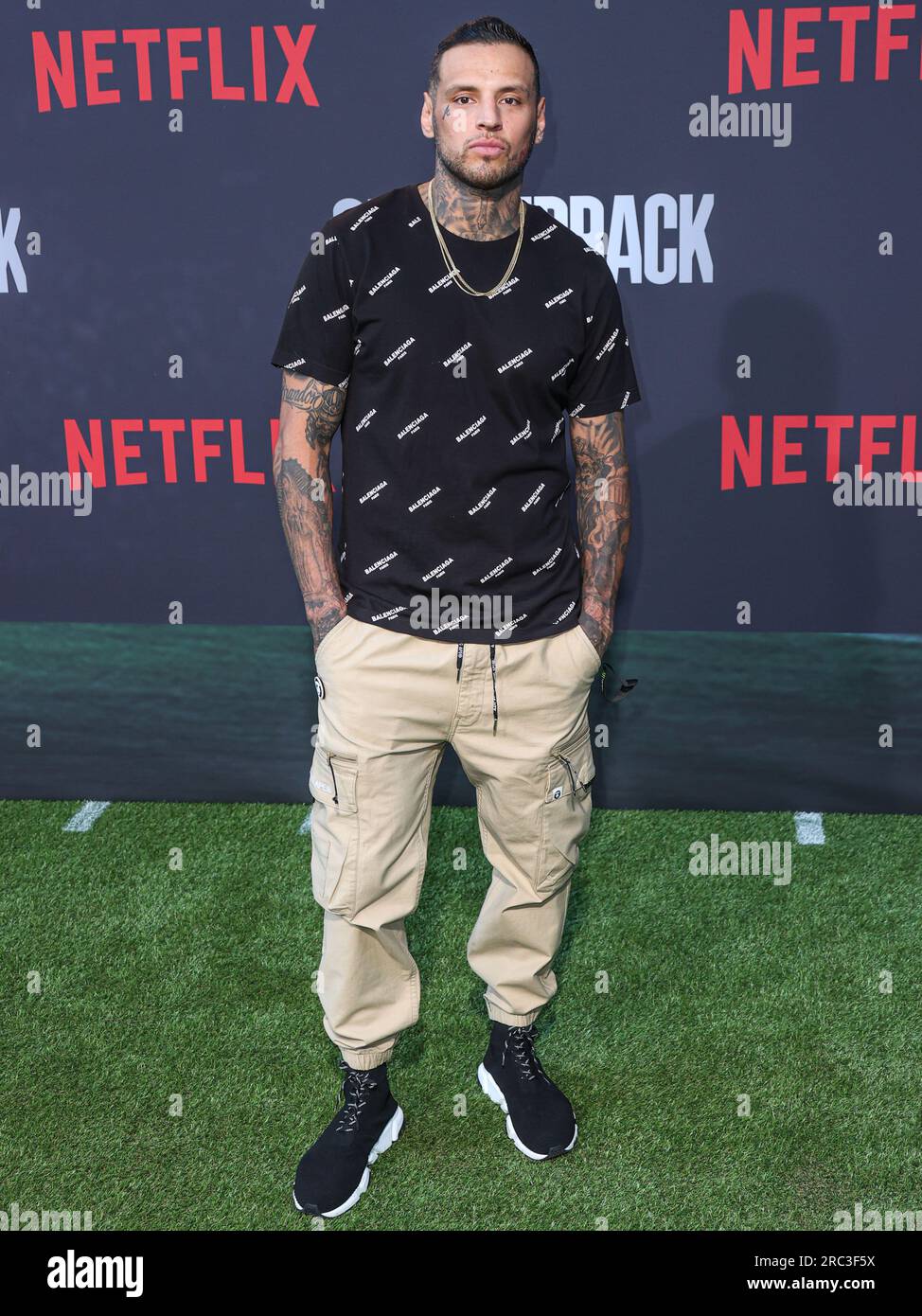 HOLLYWOOD, LOS ANGELES, CALIFORNIA, USA - JULY 11: American mixed ...