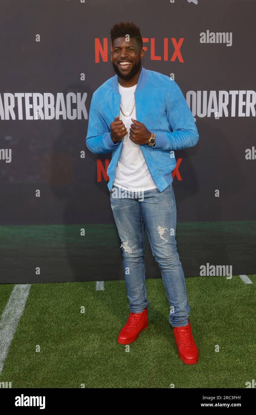 Los Angeles, Ca. 11th July, 2023. Emmanuel Acho at the LA Premiere of ...
