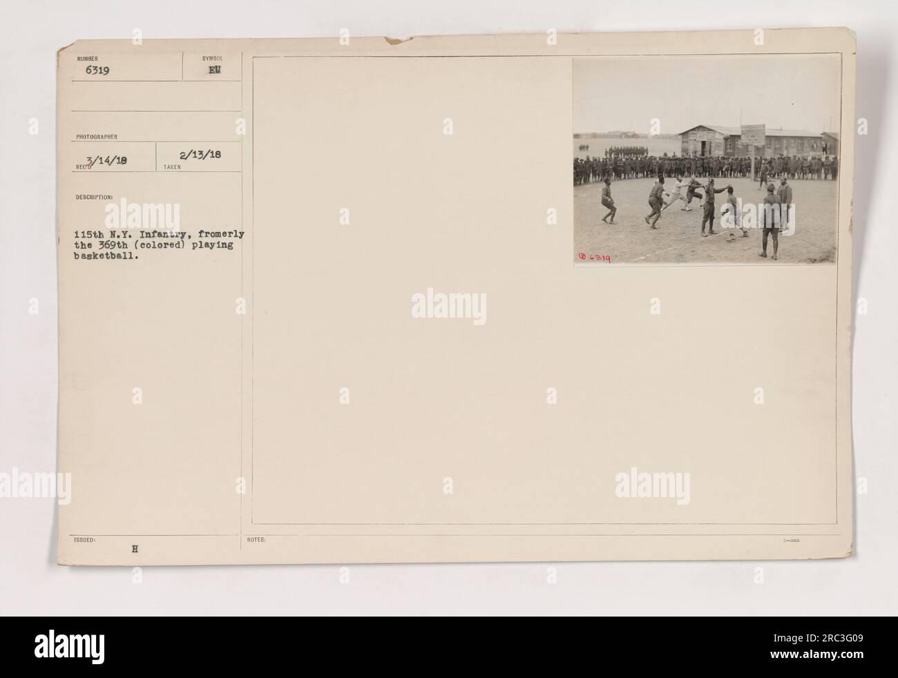 Members of the 369th Infantry Regiment, previously known as the 15th ...