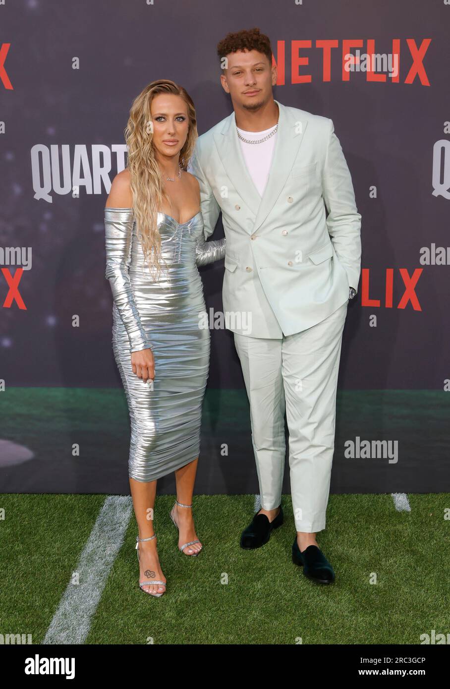 Los Angeles, Ca. 11th July, 2023. Brittany Mahomes, Patrick Mahomes at ...