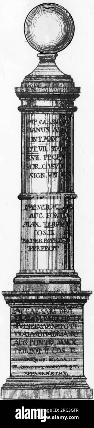 Roman milestone Black and White Stock Photos & Images - Alamy