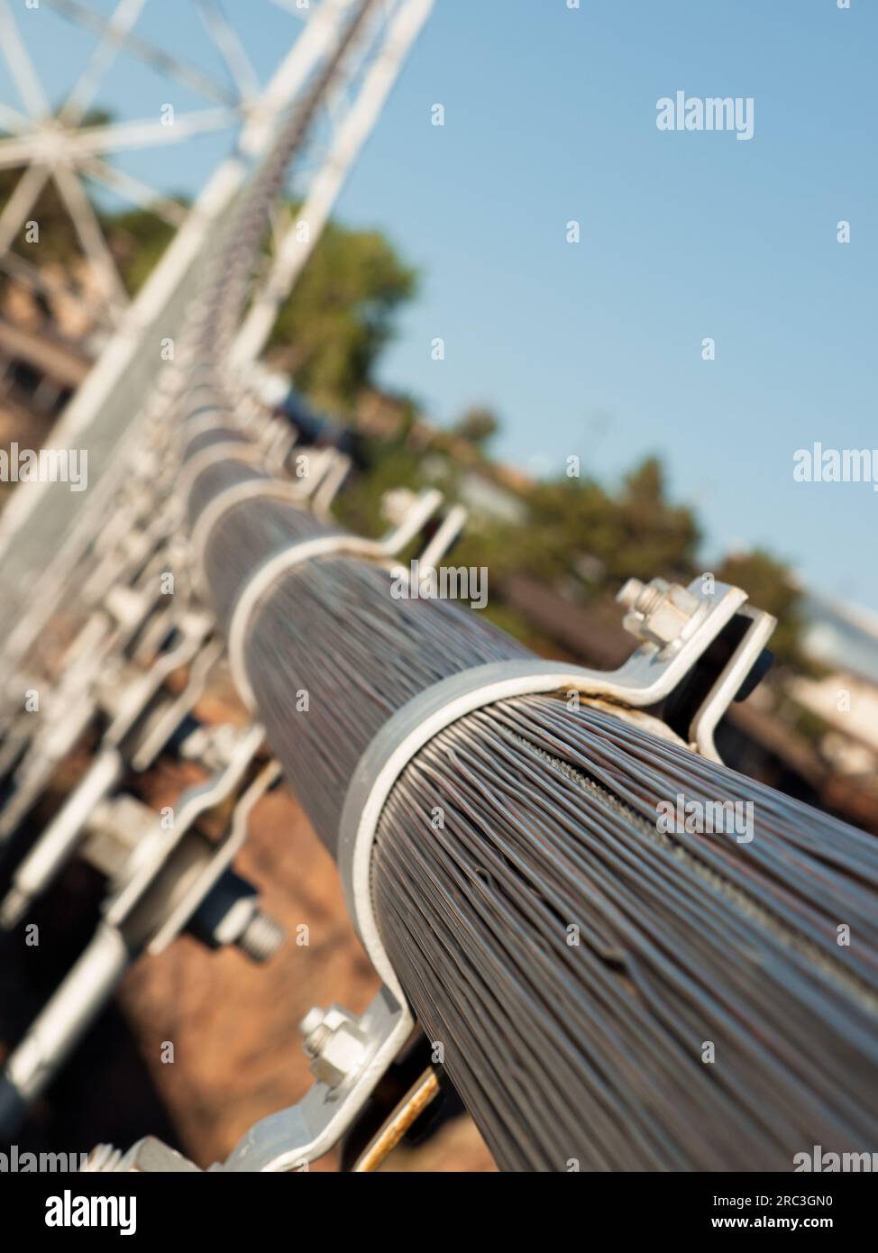 Suspension Bridge Cables Stock Photo - Alamy
