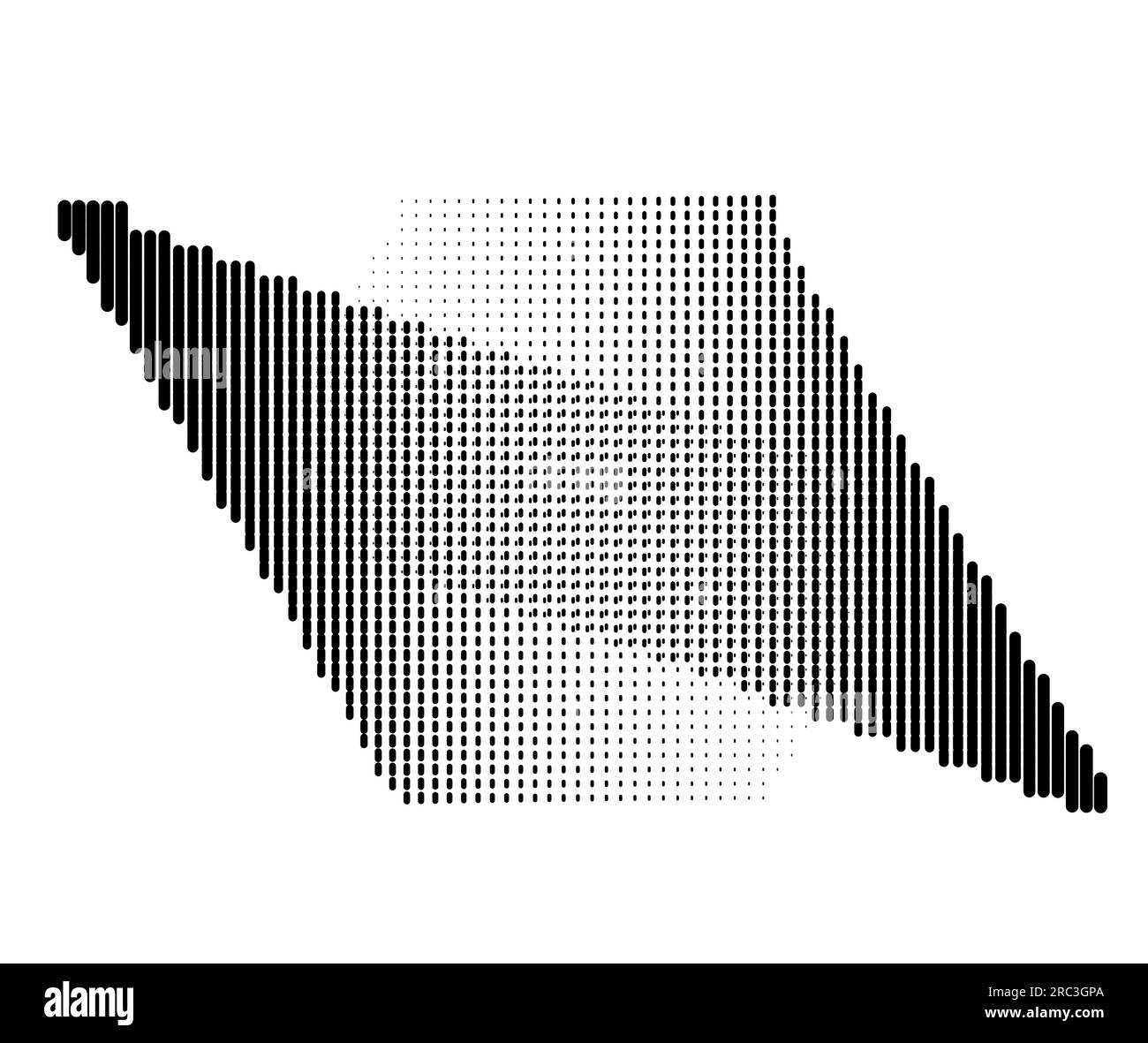 Halftone gradient rhombus vector Stock Vector Image & Art - Alamy