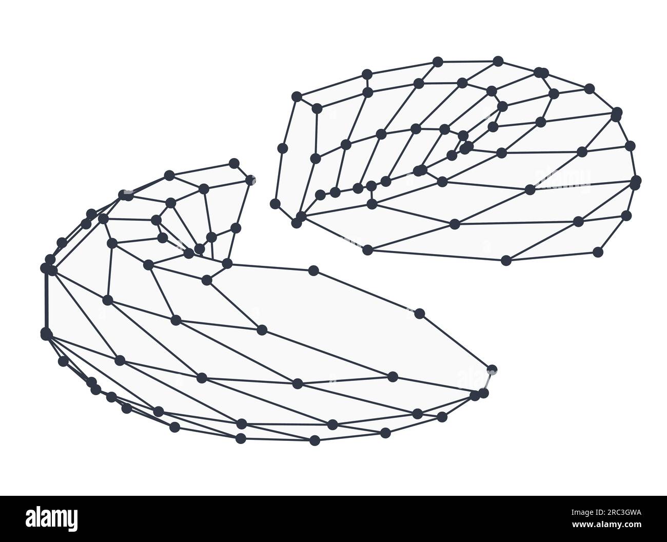 Divided circle hi-res stock photography and images - Alamy