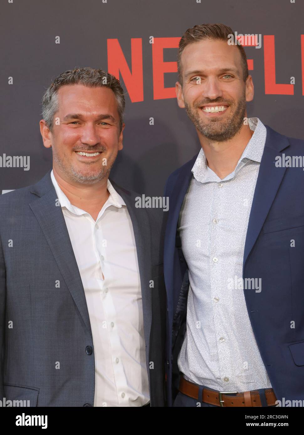 Los Angeles, Ca. 11th July, 2023. Matthew Dissinger, Tim Rumpff at the ...