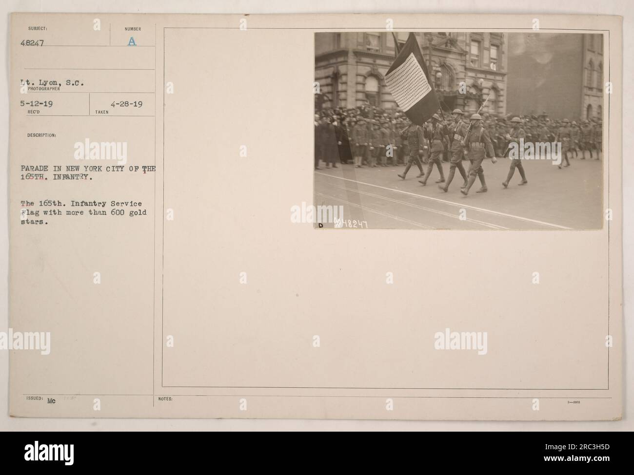 165th infantry parade hi-res stock photography and images - Alamy