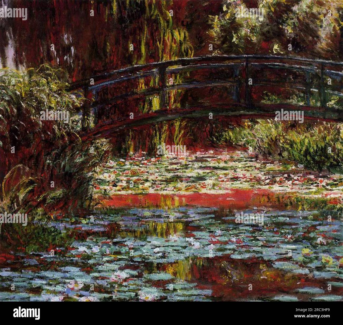 The Japanese Bridge (The Bridge over the Water-Lily Pond) 1900 by ...