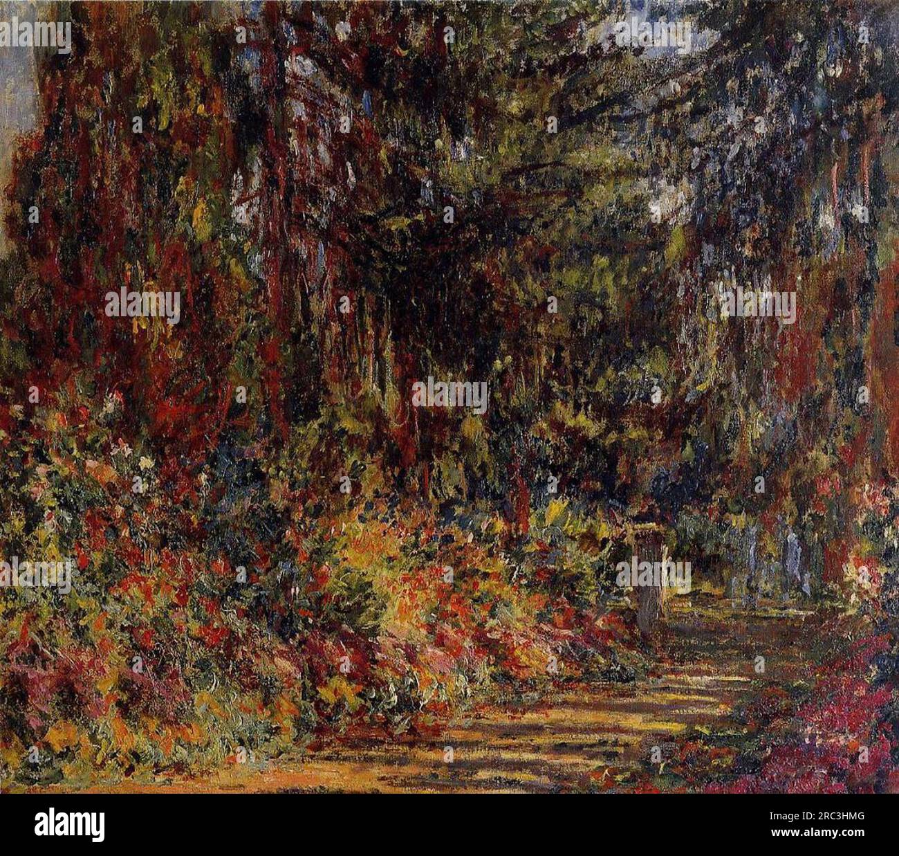 Path at Giverny 1903 by Claude Monet Stock Photo - Alamy