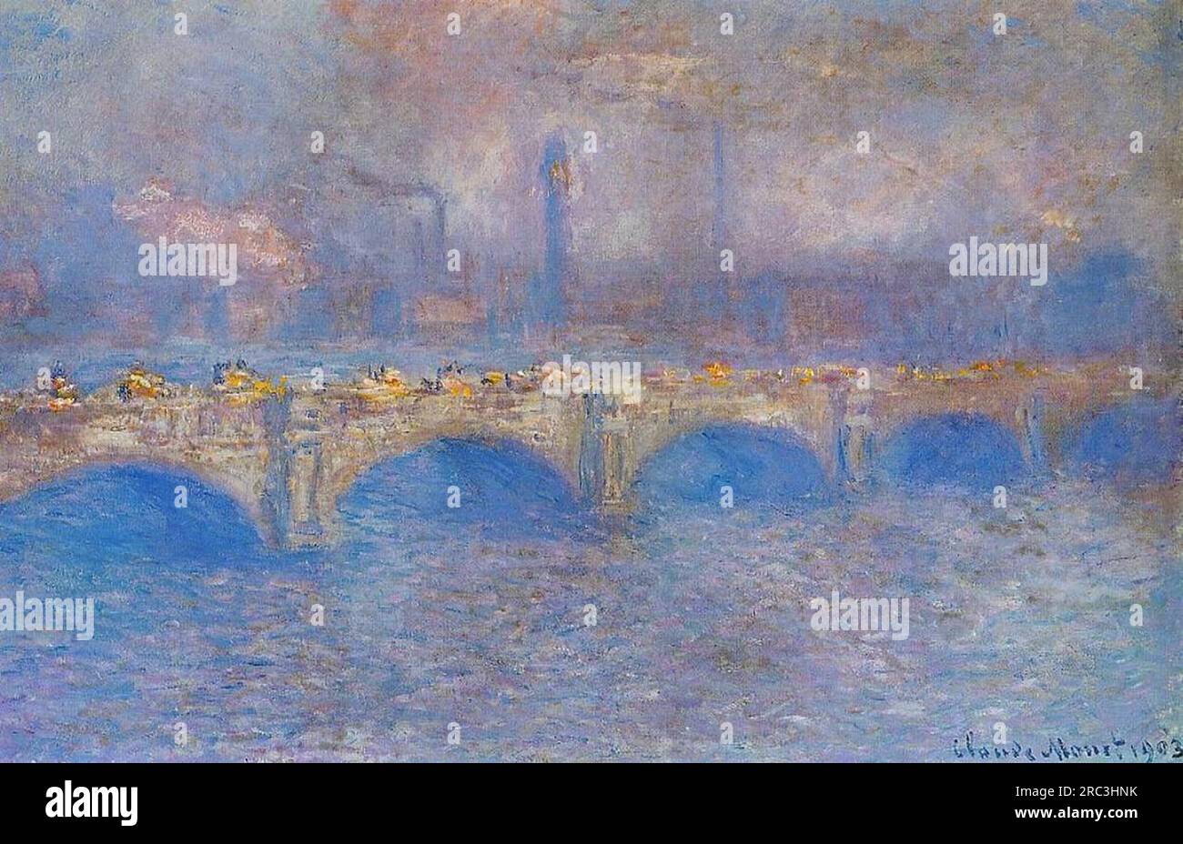 Waterloo bridge sunlight effect hi-res stock photography and images - Alamy