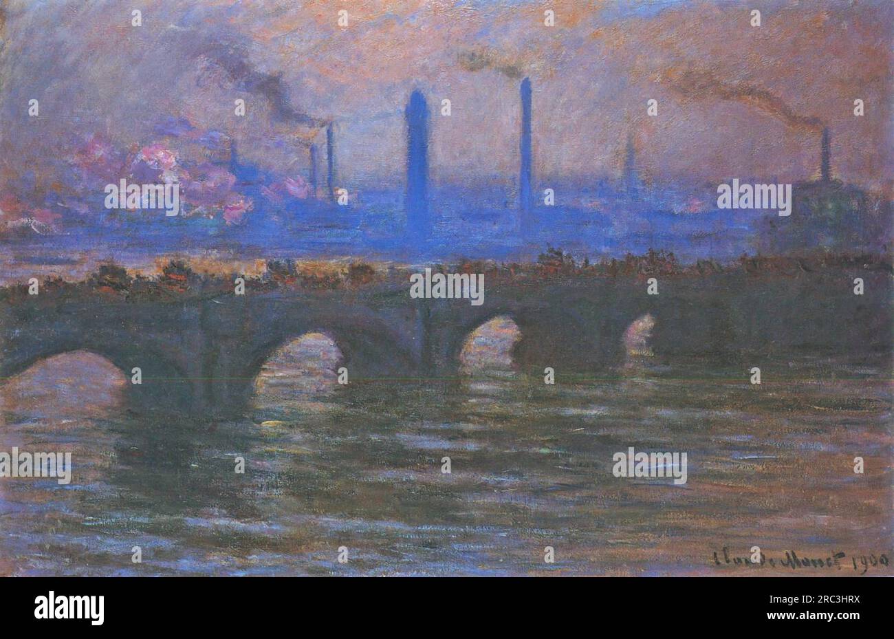 Waterloo bridge monet 1904 hi-res stock photography and images - Alamy