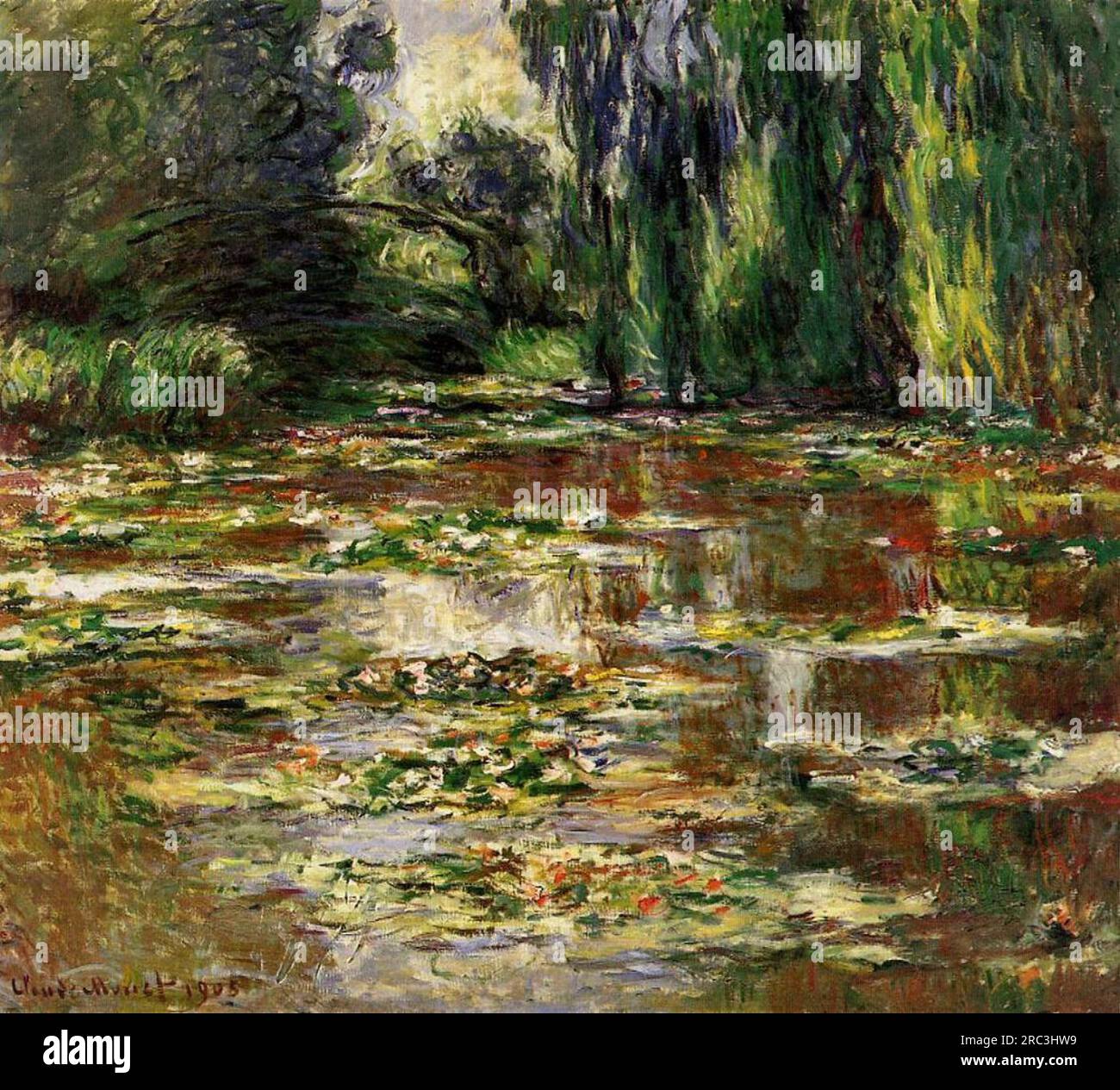 The Japanese Bridge (The Bridge over the Water-Lily Pond) 1905 by ...