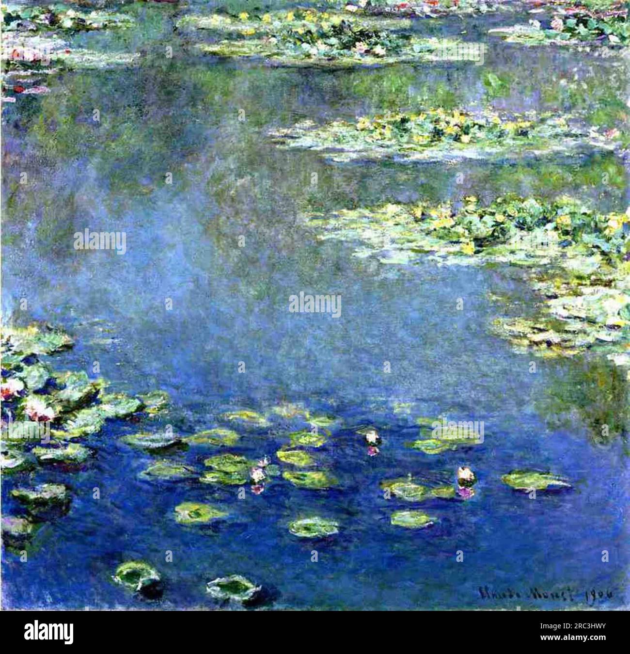 Water Lilies 1907 by Claude Monet Stock Photo - Alamy