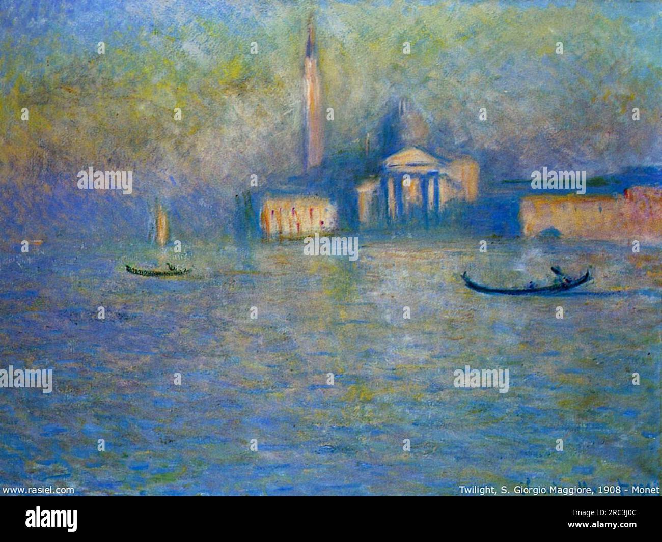 San Giorgio Maggiore, Twilight 1908 by Claude Monet Stock Photo - Alamy