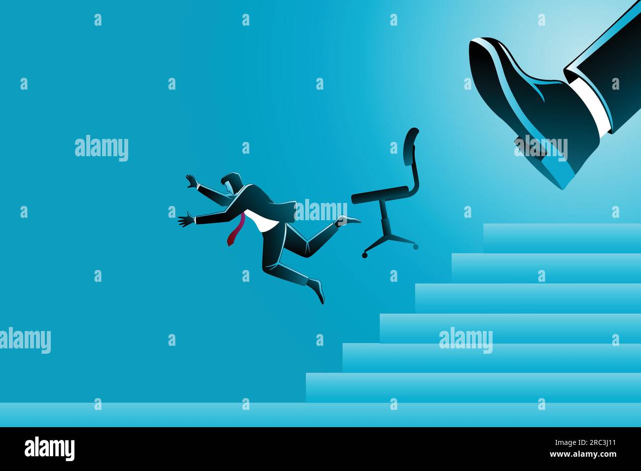 Staircase of the giant Stock Vector Images - Alamy