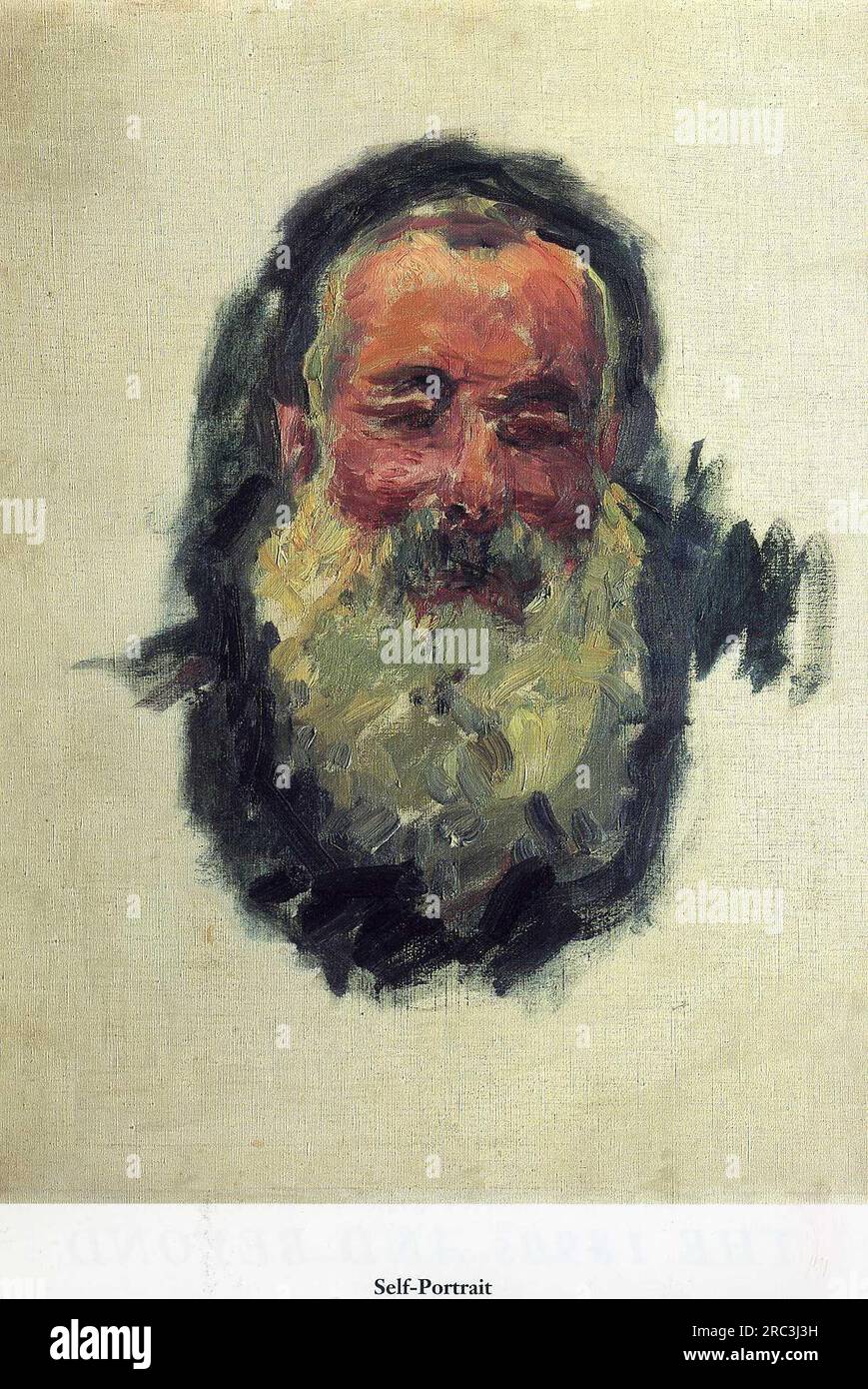 Self Portrait 1917 by Claude Monet Stock Photo - Alamy