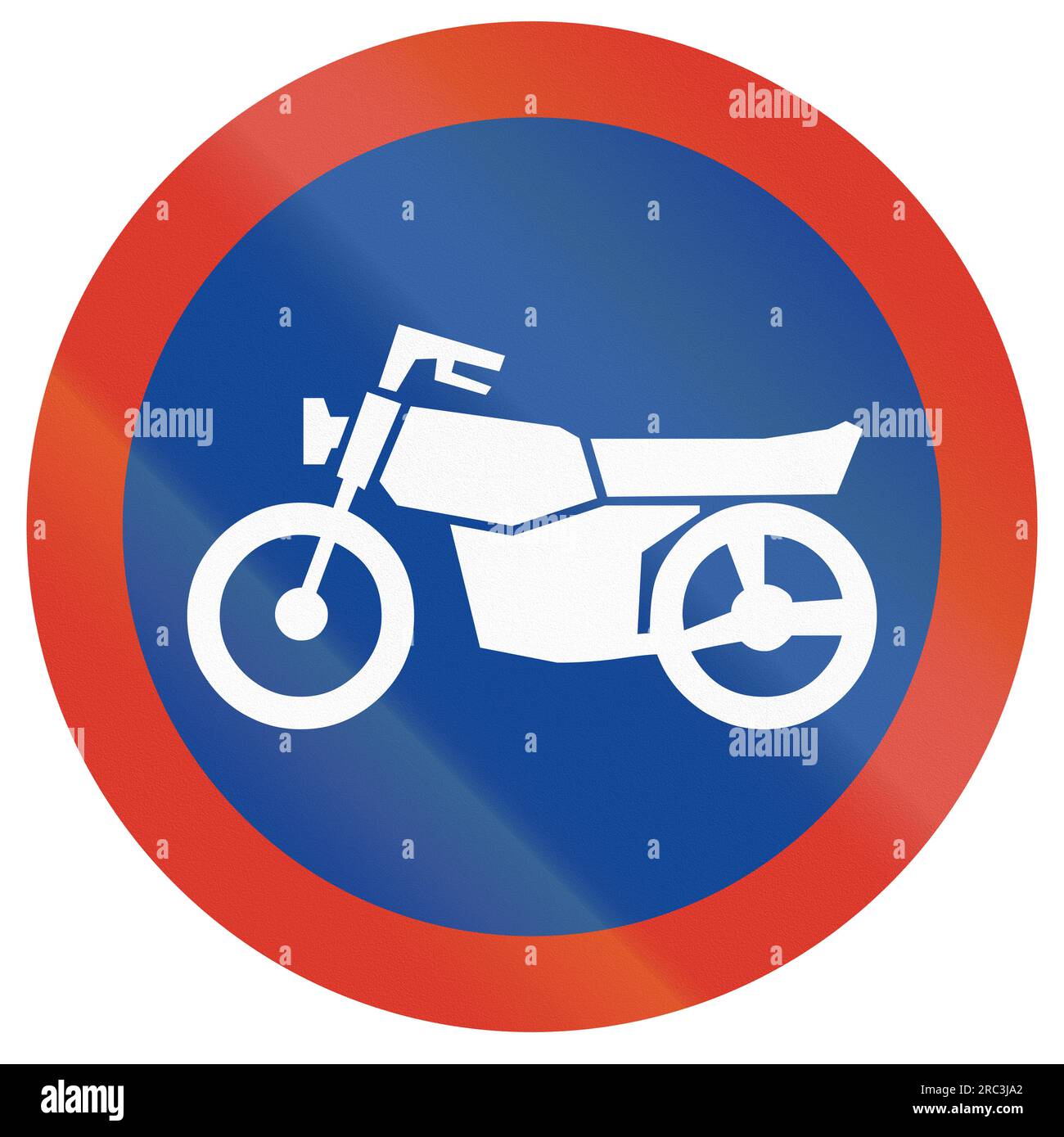 Argentinian sign for motorcycle only lane Stock Photo - Alamy