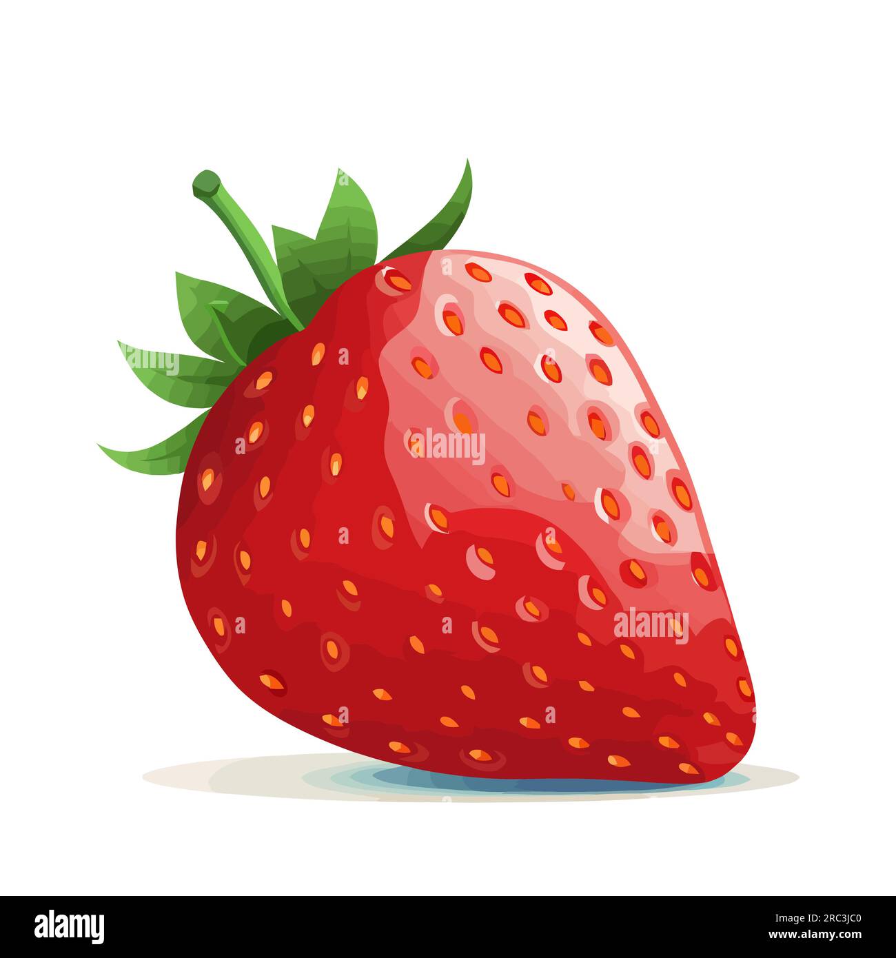 Strawberry icon. Strawberry image isolated. Cute red strawberry. Vector ...