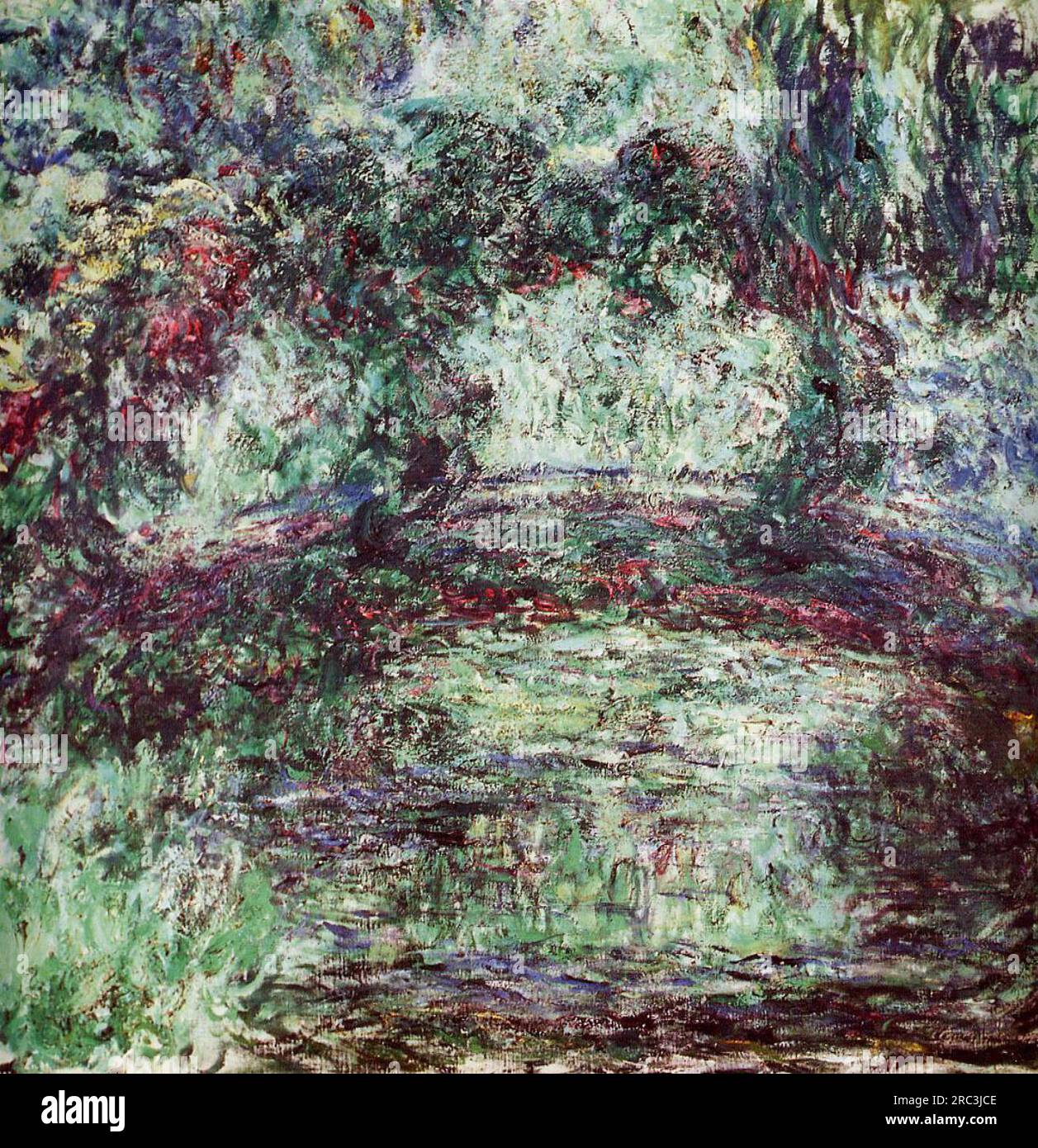The Japanese Bridge 2 1924 by Claude Monet Stock Photo - Alamy