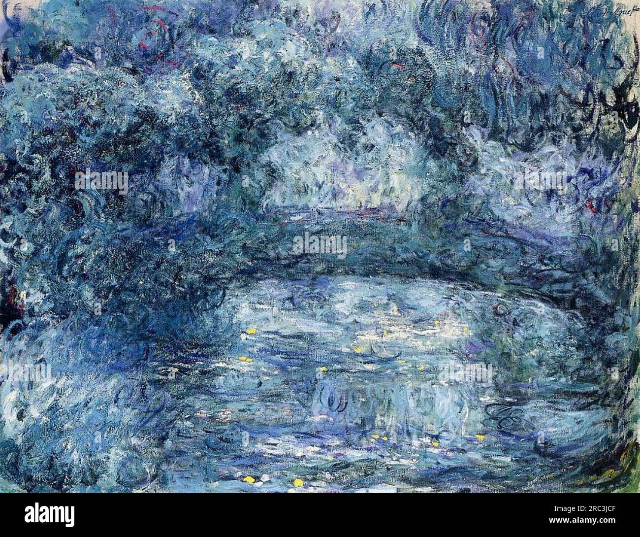 The Japanese Bridge 3 1924 by Claude Monet Stock Photo - Alamy