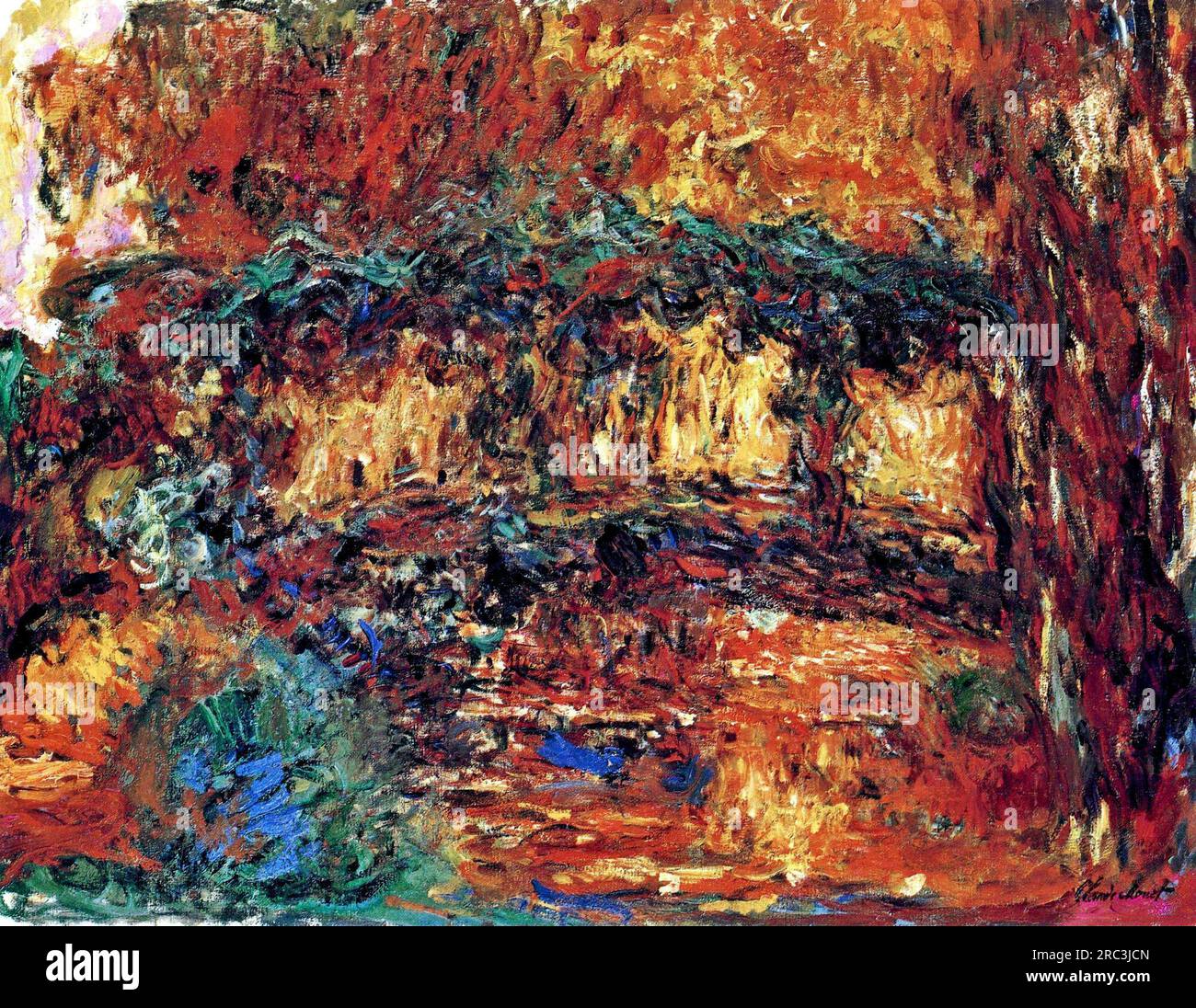 The Japanese Bridge 7 1924 by Claude Monet Stock Photo - Alamy