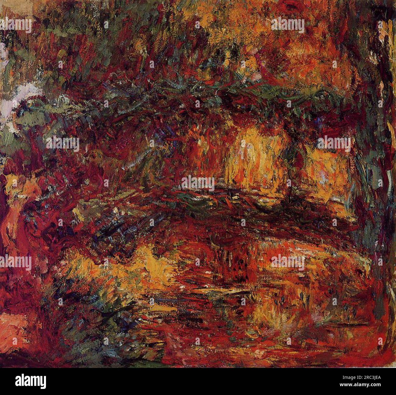 The Japanese Bridge at Giverny 1926 by Claude Monet Stock Photo - Alamy