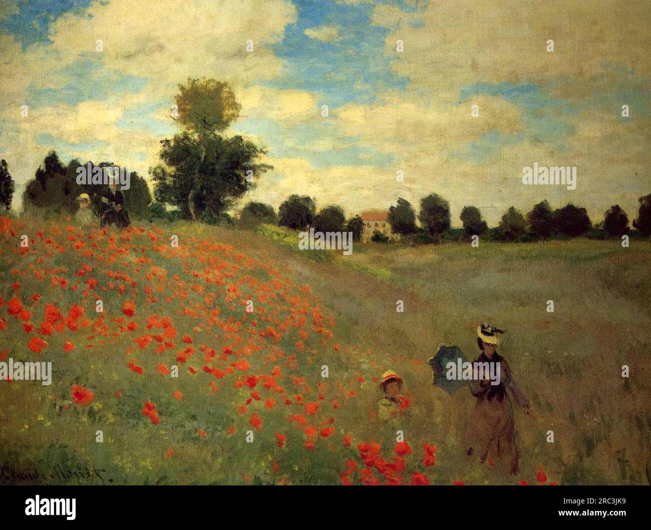 Field of Poppies 1873 by Claude Monet Stock Photo - Alamy