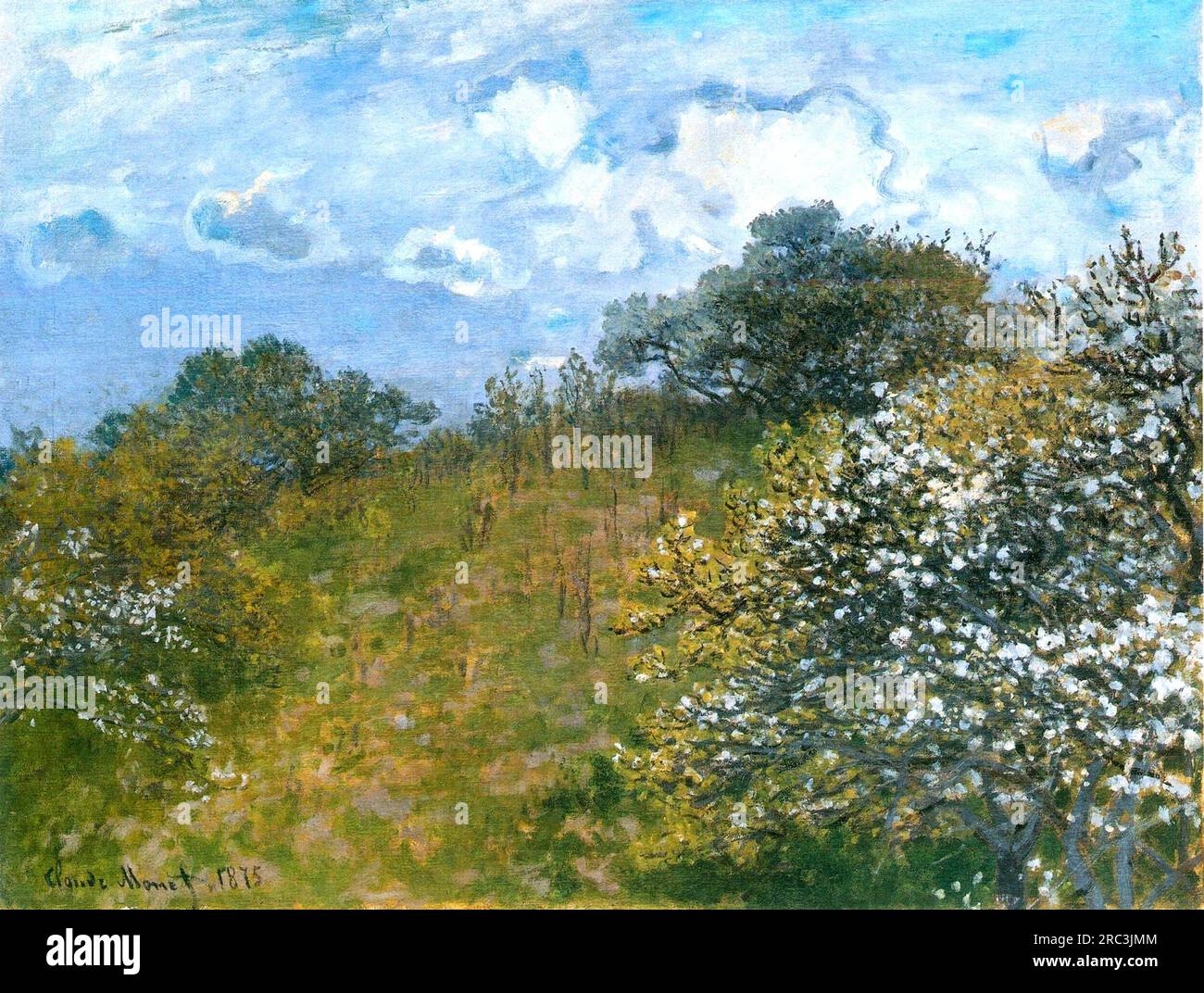 Springtime 1873 by Claude Monet Stock Photo - Alamy