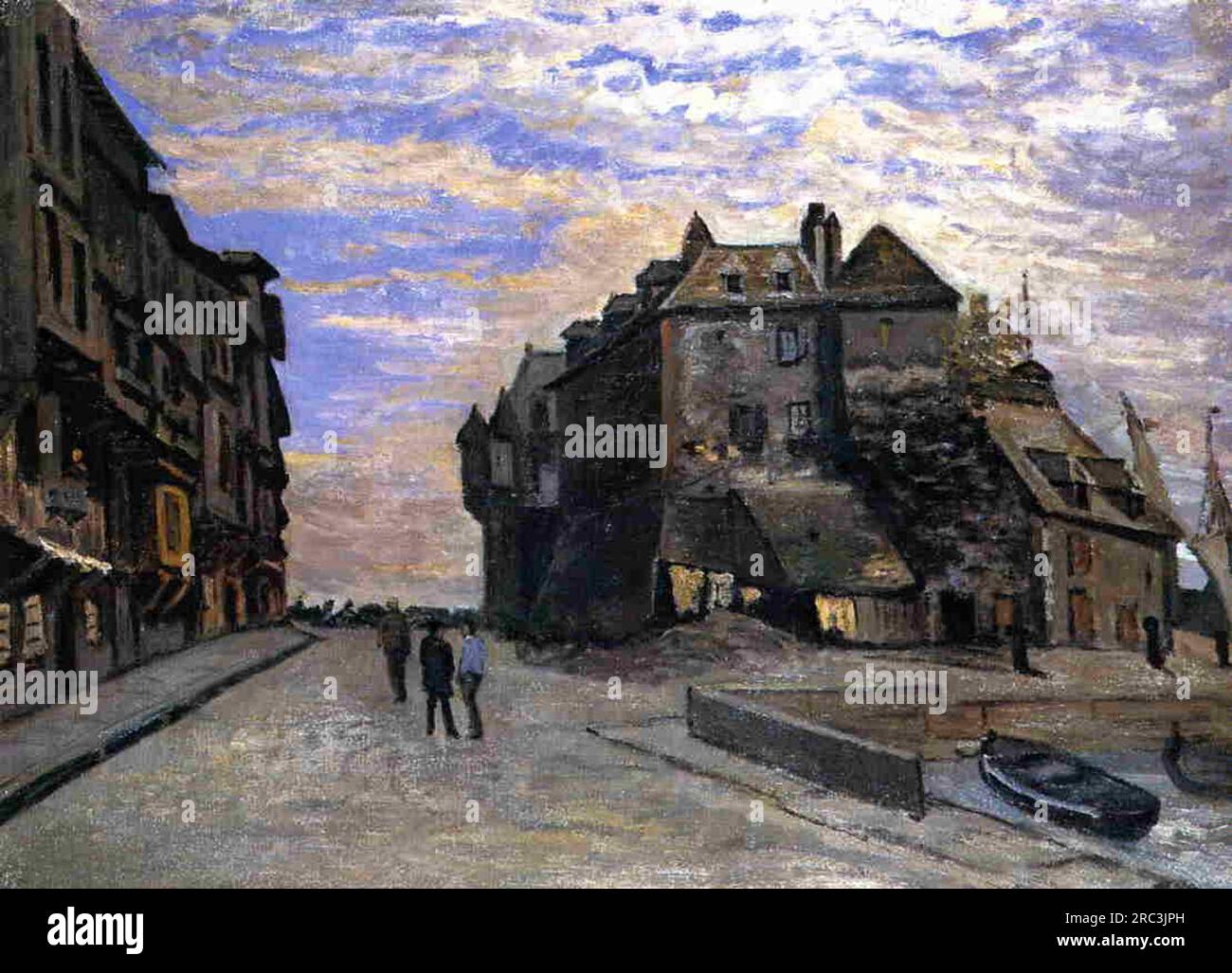 The Lieutenancy at Honfleur 1864 by Claude Monet Stock Photo - Alamy