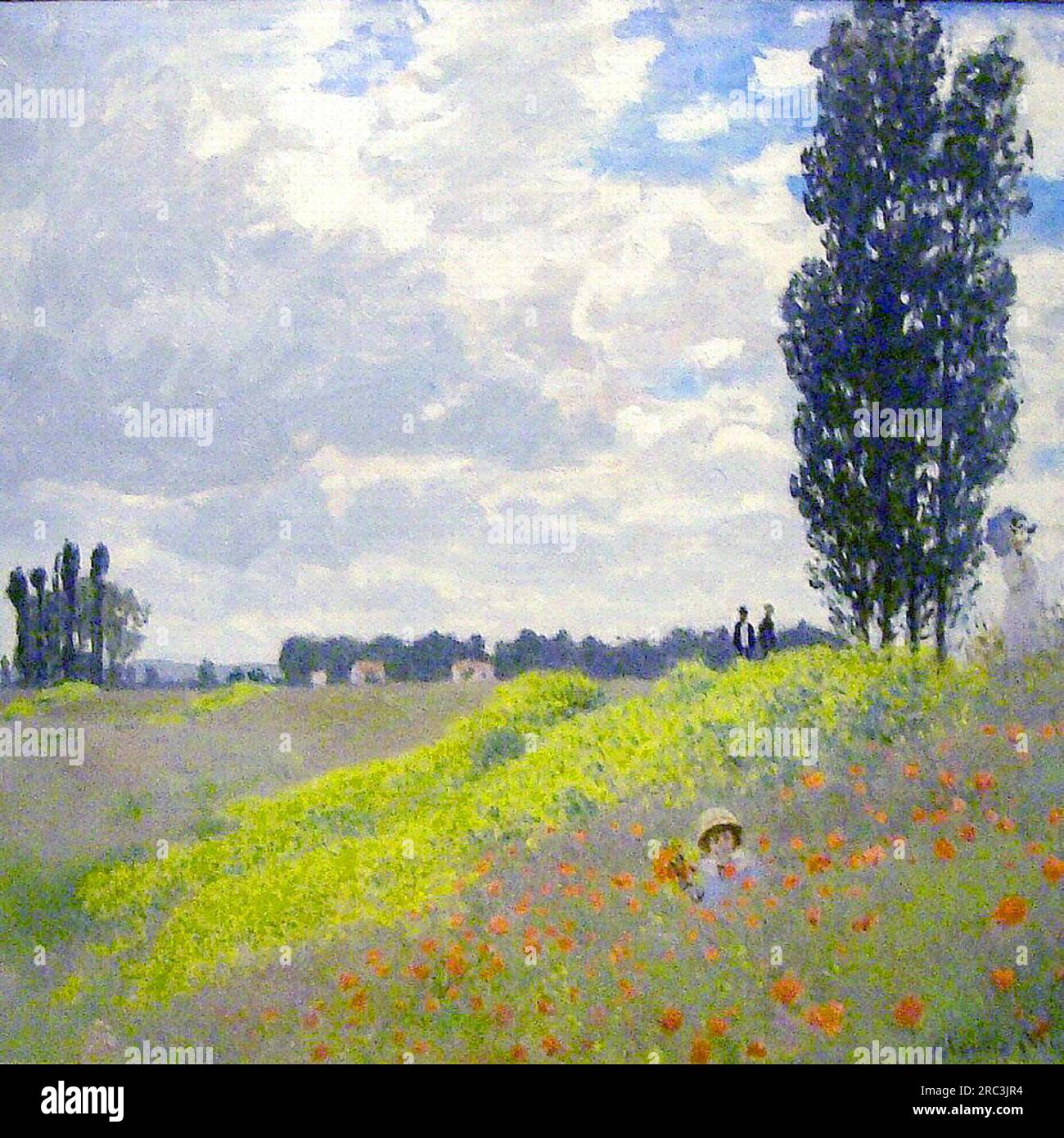Walk in the Meadows at Argenteuil 1873 by Claude Monet Stock Photo - Alamy