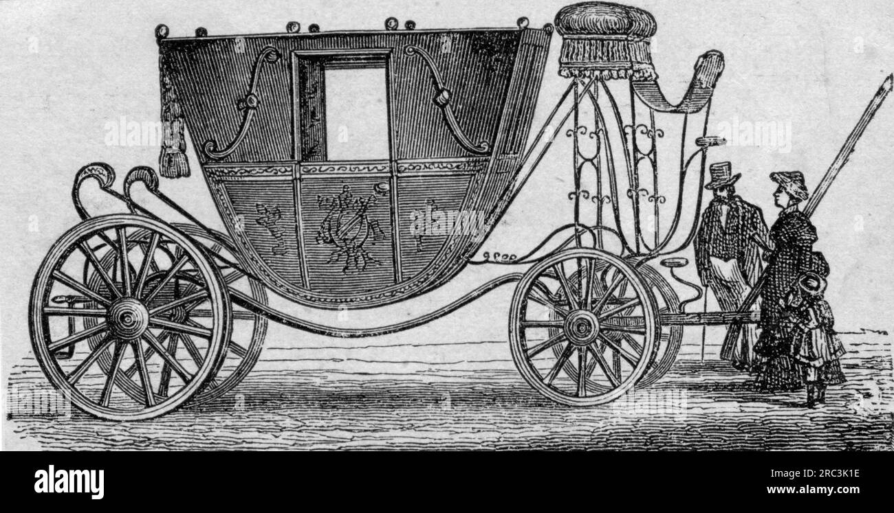 transport / transportation, coach, city coach of King Louis XVI of ...