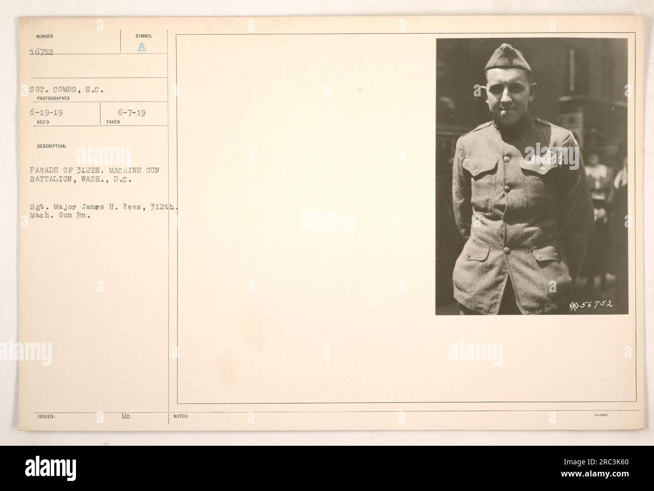 312th machine gun bn hi-res stock photography and images - Alamy