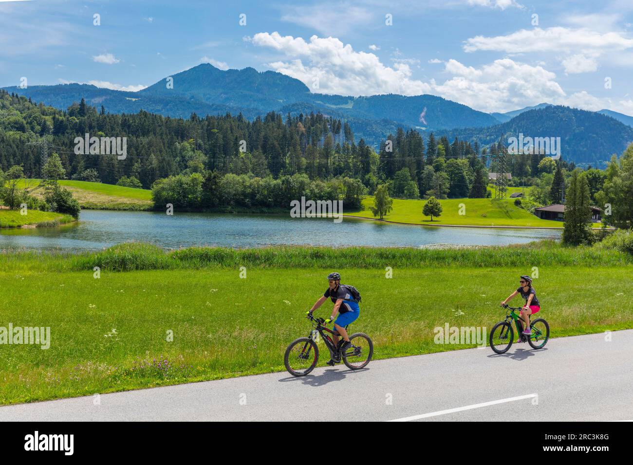 Lake Krummsee, Kramsach, Tyrol, Austria Stock Photo - Alamy