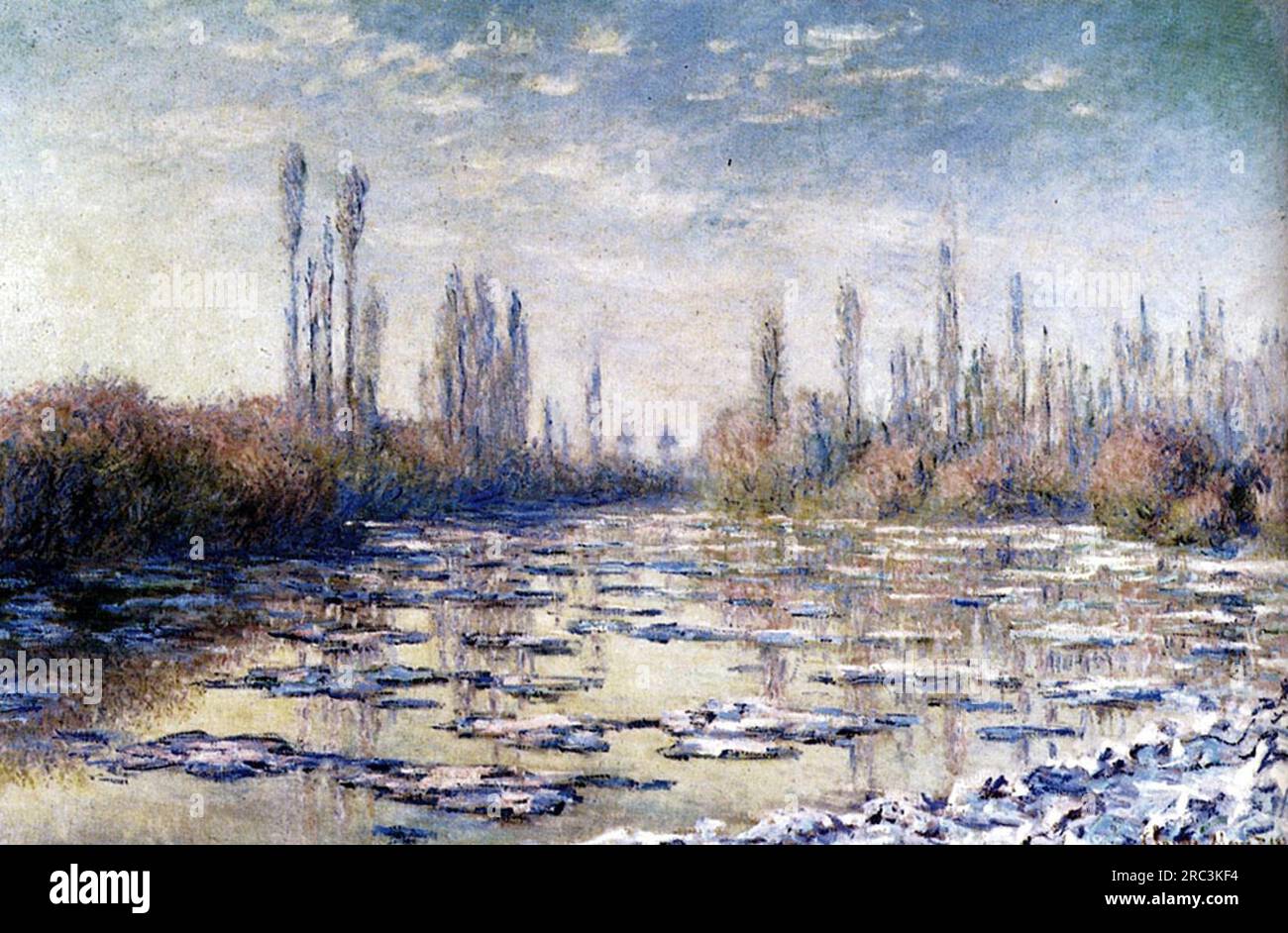 Floating Ice Near Vetheuil 1880 by Claude Monet Stock Photo - Alamy