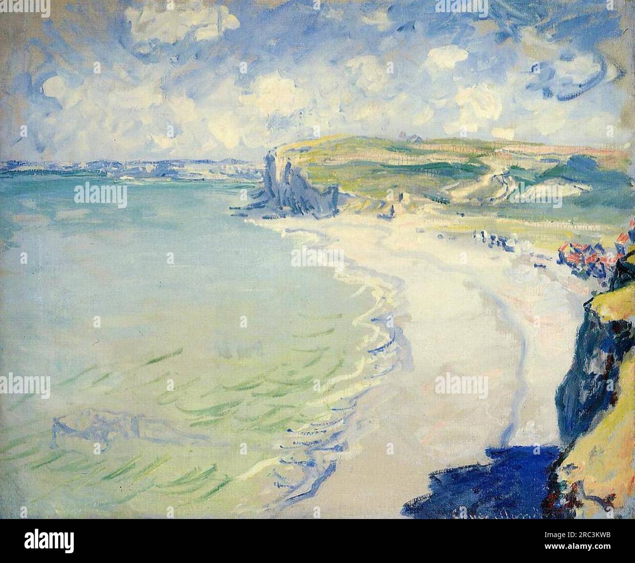 The Beach at Pourville 1882 by Claude Monet Stock Photo - Alamy