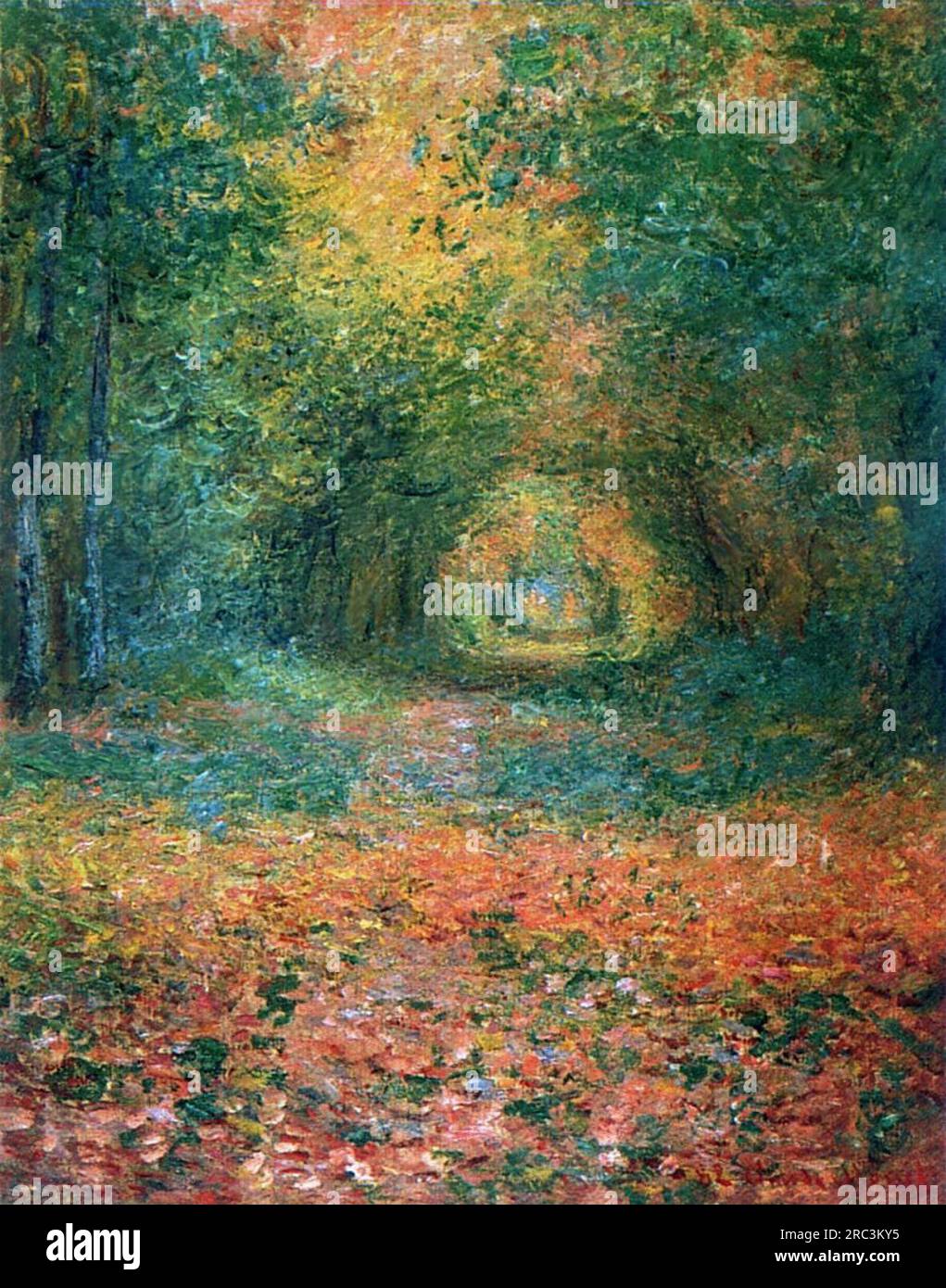 The Undergrowth in the Forest of Saint-Germain 1882 by Claude Monet ...