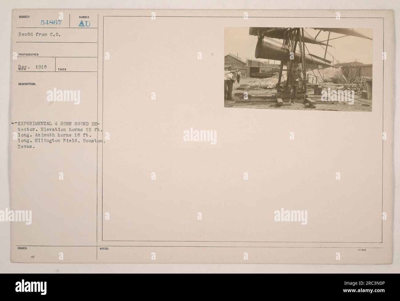 Experimental 4 horn sound detector hi-res stock photography and images ...