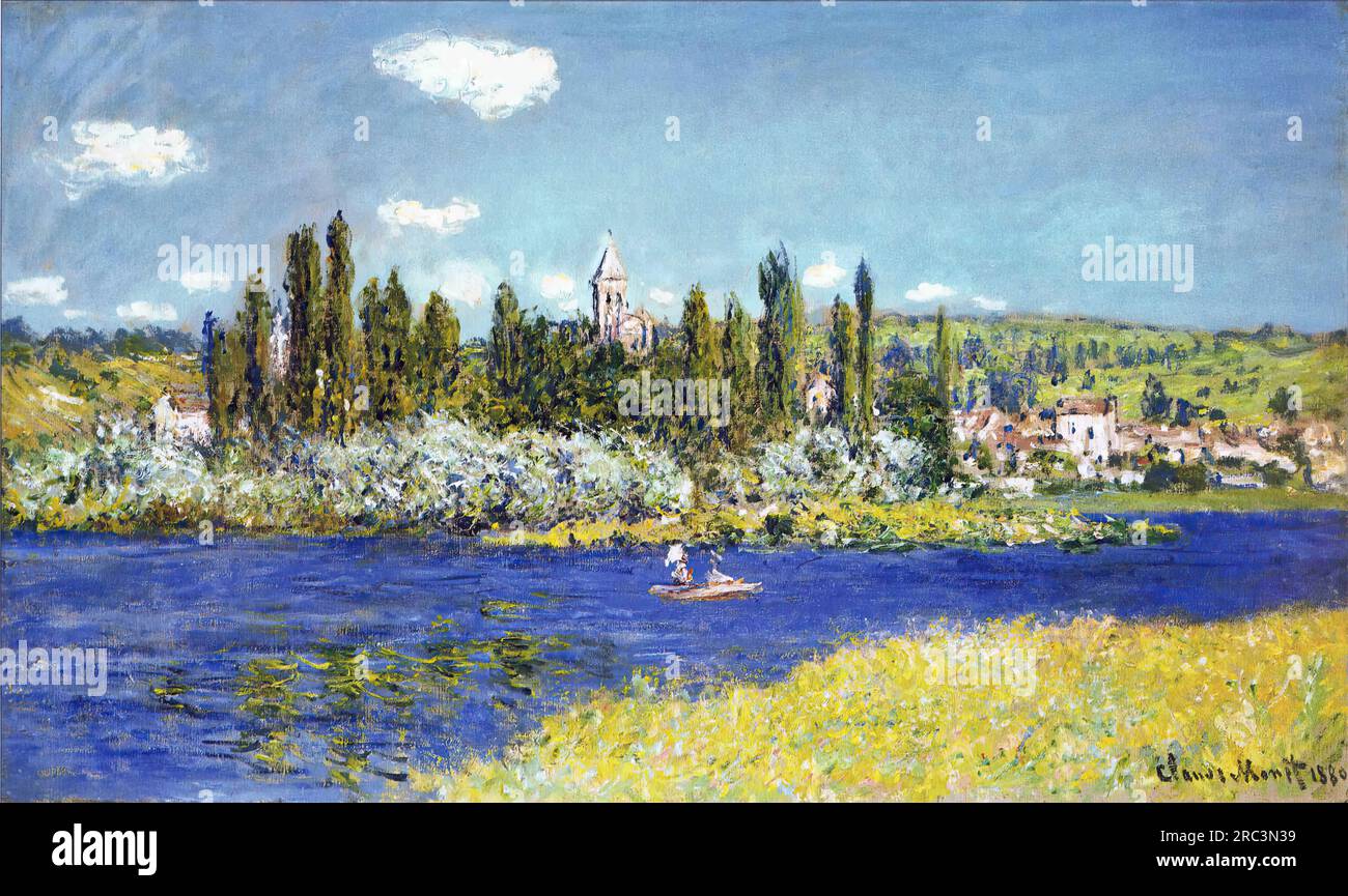 Landscape at vetheuil hi-res stock photography and images - Alamy